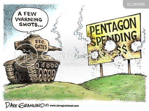 Pentagon Spending Cartoons and Comics - funny pictures from CartoonStock