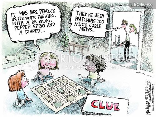 Clue Cartoons and Comics - funny pictures from CartoonStock