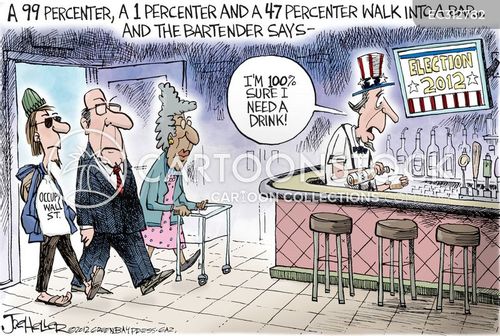 47 Percent Cartoons and Comics - funny pictures from CartoonStock