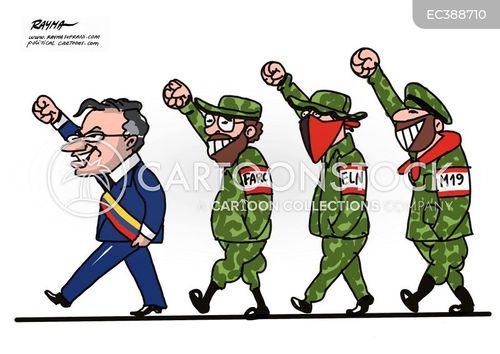 Colombian President Cartoons and Comics - funny pictures from CartoonStock