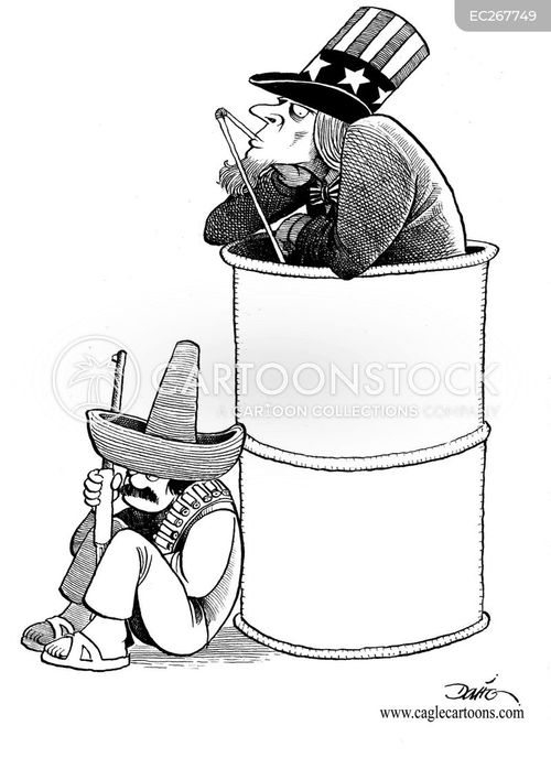 Mexican Oil Industry Cartoons and Comics - funny pictures from CartoonStock