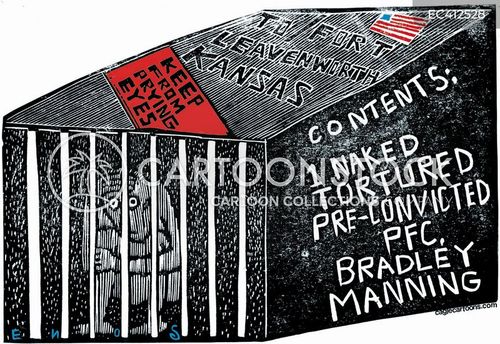 Pfc Bradley Manning Cartoons and Comics - funny pictures from CartoonStock