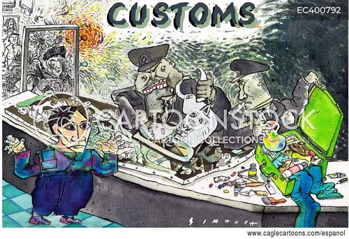 Customs Clearance Cartoons and Comics - funny pictures from CartoonStock