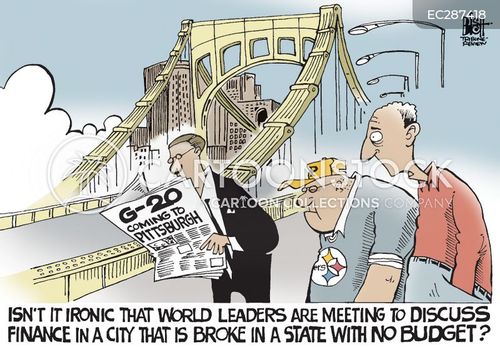 Pittsburgh Summit Cartoons and Comics - funny pictures from CartoonStock