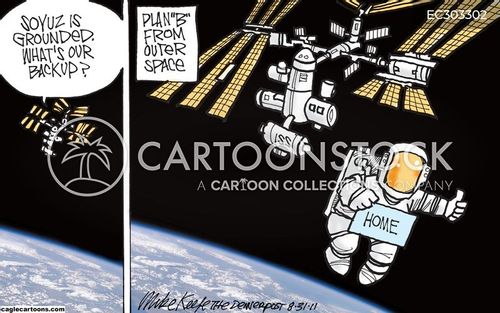 Female Astronauts Cartoons and Comics - funny pictures from CartoonStock