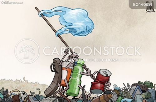 Plastic Pollution Cartoons and Comics - funny pictures from CartoonStock