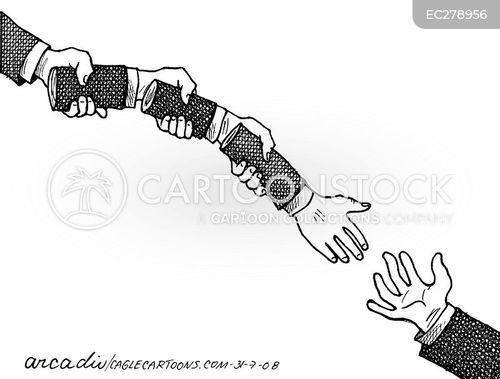 Political Handoff Cartoons and Comics - funny pictures from CartoonStock
