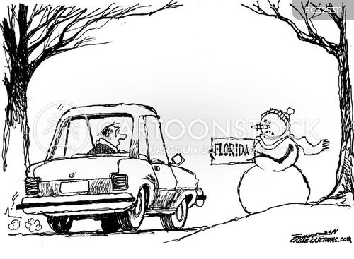 Snowman's Trip Cartoons and Comics - funny pictures from CartoonStock