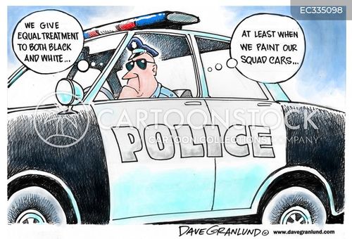 White Police Cartoons and Comics - funny pictures from CartoonStock