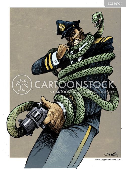 Police Ethics Cartoons and Comics - funny pictures from CartoonStock