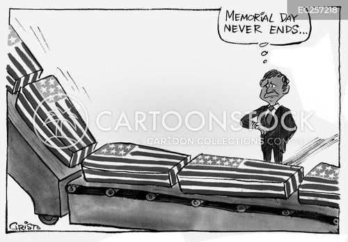 Iraq War Memorial Cartoons and Comics - funny pictures from CartoonStock