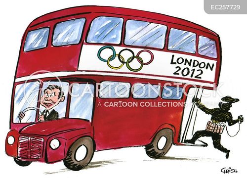 Double Decker Bus Cartoon