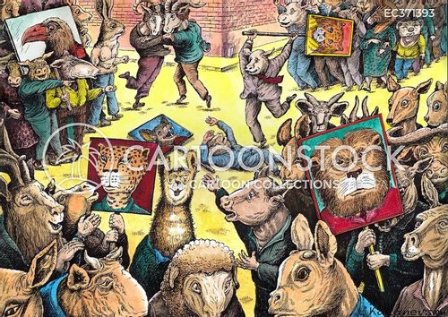 Political Struggle Cartoons and Comics - funny pictures from CartoonStock