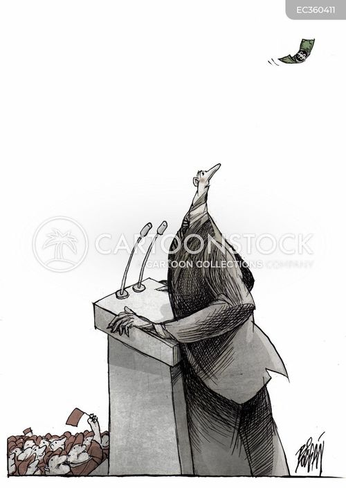 Candidate Speech Cartoons and Comics - funny pictures from CartoonStock