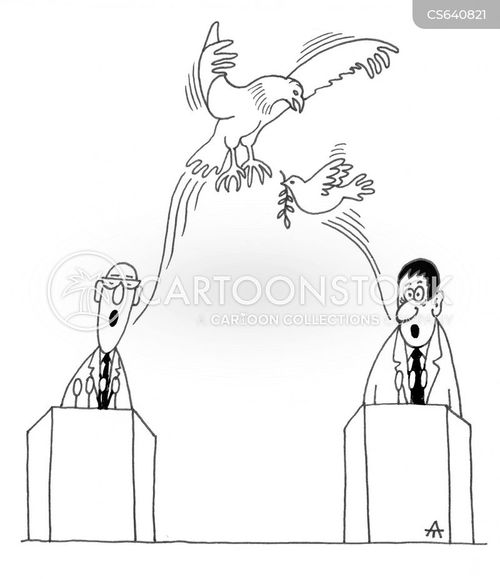 Negotiation Process Cartoons and Comics - funny pictures from CartoonStock