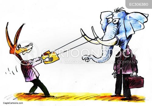 Leaders In Conflict Cartoons and Comics - funny pictures from CartoonStock