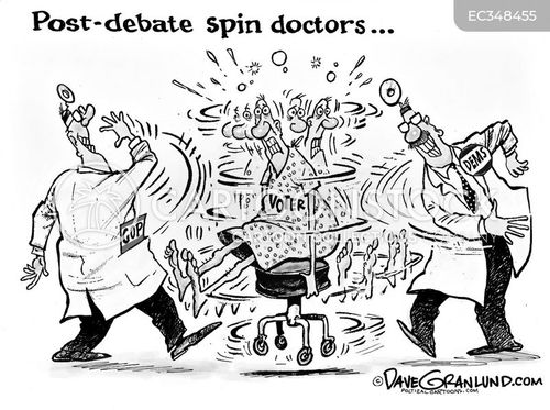 Spin Control Cartoons and Comics - funny pictures from CartoonStock