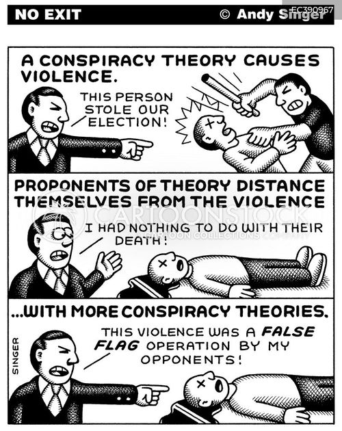 Political Conspiracy Theories Cartoons and Comics - funny pictures from ...