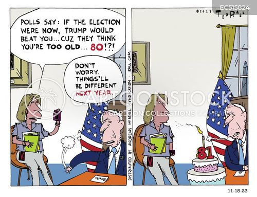 Elderly Candidates Cartoons and Comics - funny pictures from CartoonStock