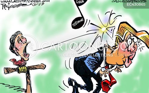 Scandalous Testimony Cartoons and Comics - funny pictures from CartoonStock