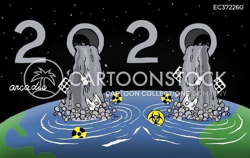 Pollution Challenges Cartoons and Comics - funny pictures from CartoonStock