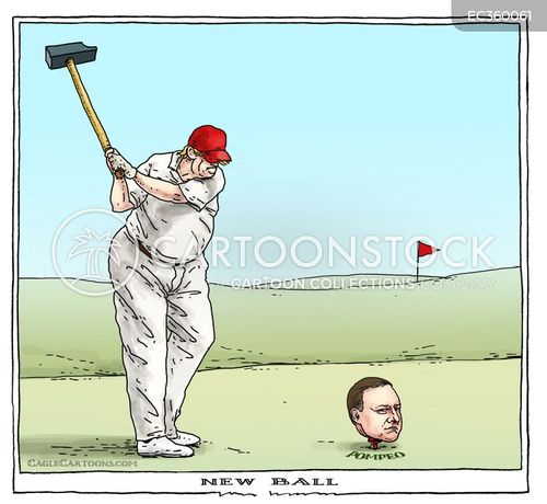 Pompeo Involved Cartoons and Comics - funny pictures from CartoonStock