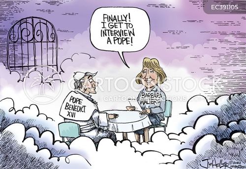 Pope Francis Heaven Cartoons and Comics - funny pictures from CartoonStock