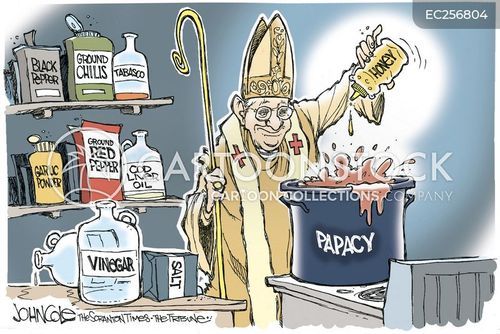 Papal Selection Cartoons and Comics - funny pictures from CartoonStock