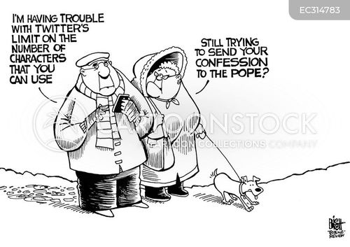 Virtual Confession Cartoons and Comics - funny pictures from CartoonStock