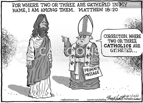 Papal Infallibility Cartoons and Comics - funny pictures from CartoonStock