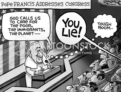 Pope's Role Cartoons and Comics - funny pictures from CartoonStock