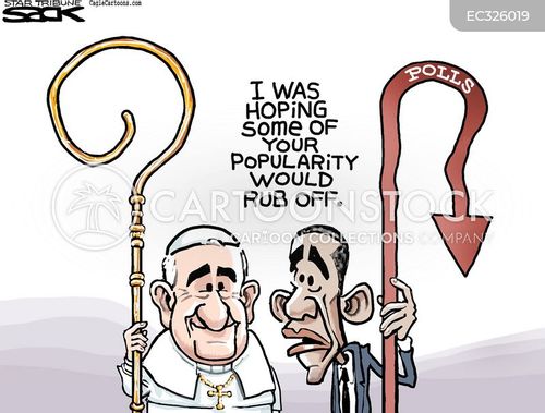 Obama And Pope Cartoons and Comics - funny pictures from CartoonStock