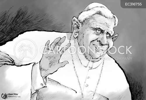 Pope John Benedict Cartoons and Comics - funny pictures from CartoonStock
