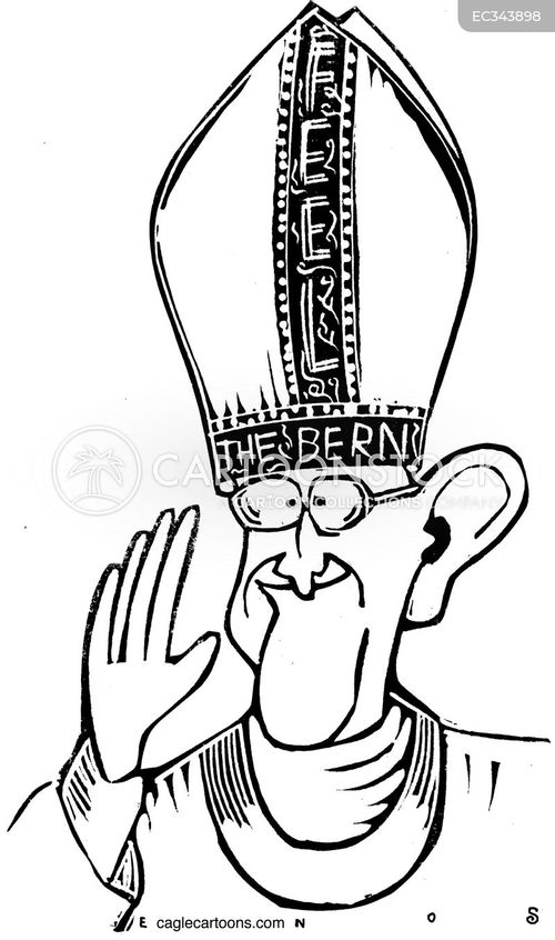 Pope's Hat Cartoons and Comics - funny pictures from CartoonStock