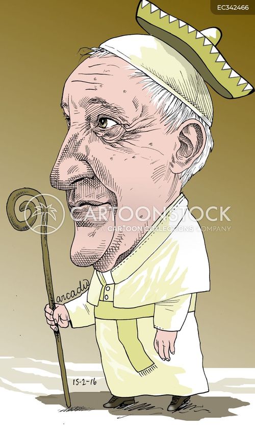 Pope Visit Cartoons and Comics - funny pictures from CartoonStock