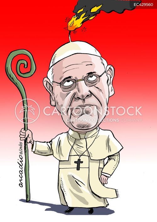 Papa Francis Cartoons and Comics - funny pictures from CartoonStock