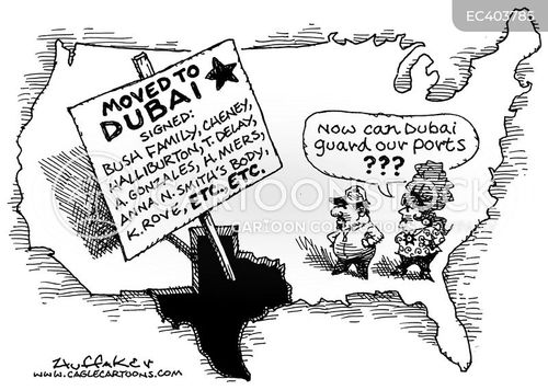 Dubai Ports Cartoons and Comics - funny pictures from CartoonStock