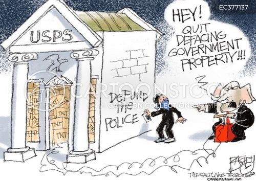 Defunding The Police Cartoons and Comics - funny pictures from CartoonStock