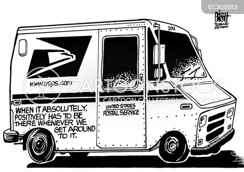 Mail Sorting Office Cartoons and Comics - funny pictures from CartoonStock