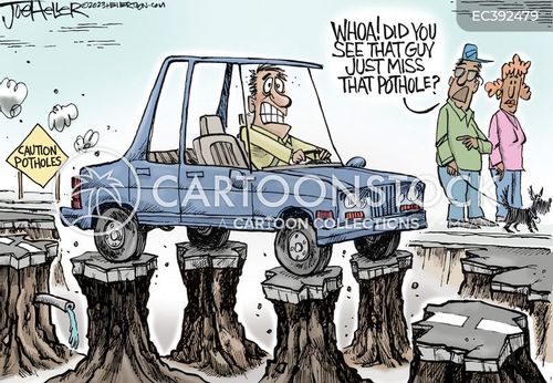 Seasonal Pitfall Cartoons and Comics - funny pictures from CartoonStock