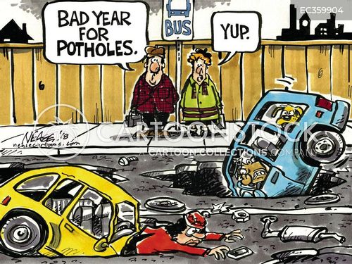 Pavement Management Cartoons and Comics - funny pictures from CartoonStock