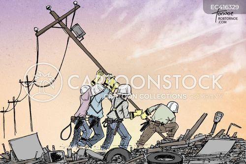 Power Restoration Cartoons and Comics - funny pictures from CartoonStock