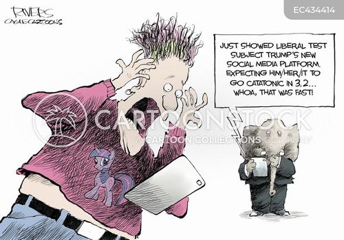 Trump's Social Media Platform Cartoons and Comics - funny pictures from ...