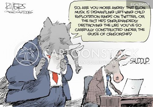 Musk Exposed Cartoons and Comics - funny pictures from CartoonStock