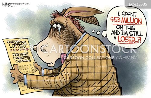 Campaign Lottery Cartoons and Comics - funny pictures from CartoonStock