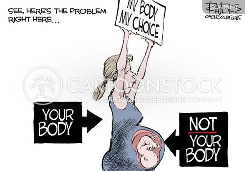 Unborn Rights Cartoons and Comics - funny pictures from CartoonStock