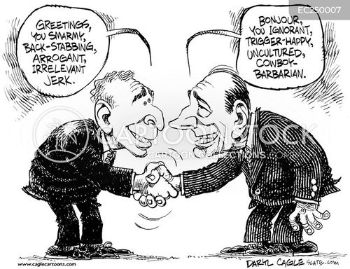 Diplomatic Protocol Cartoons and Comics - funny pictures from CartoonStock