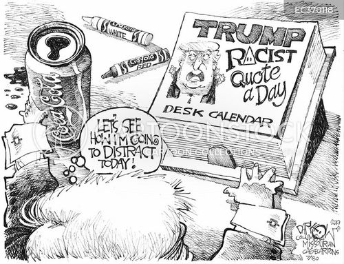 Racist Rhetoric Cartoons and Comics - funny pictures from CartoonStock