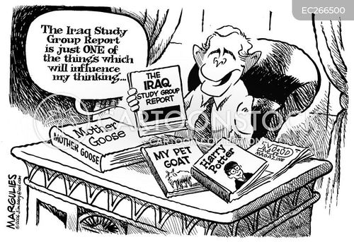 Iraq Study Report Cartoons and Comics - funny pictures from CartoonStock