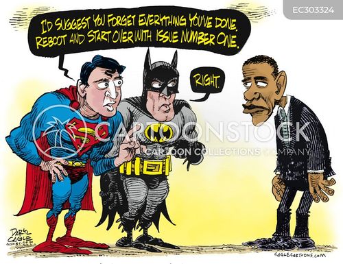 Comic Book Reboot Cartoons and Comics - funny pictures from CartoonStock